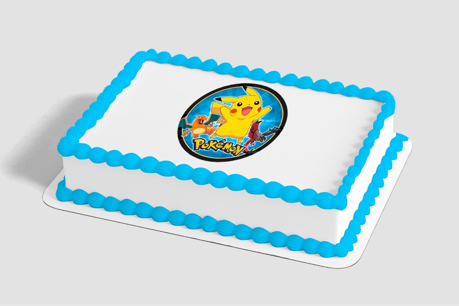 Pokémon Battle! Edible Image® by PhotoCake® – Kern Bakery INC