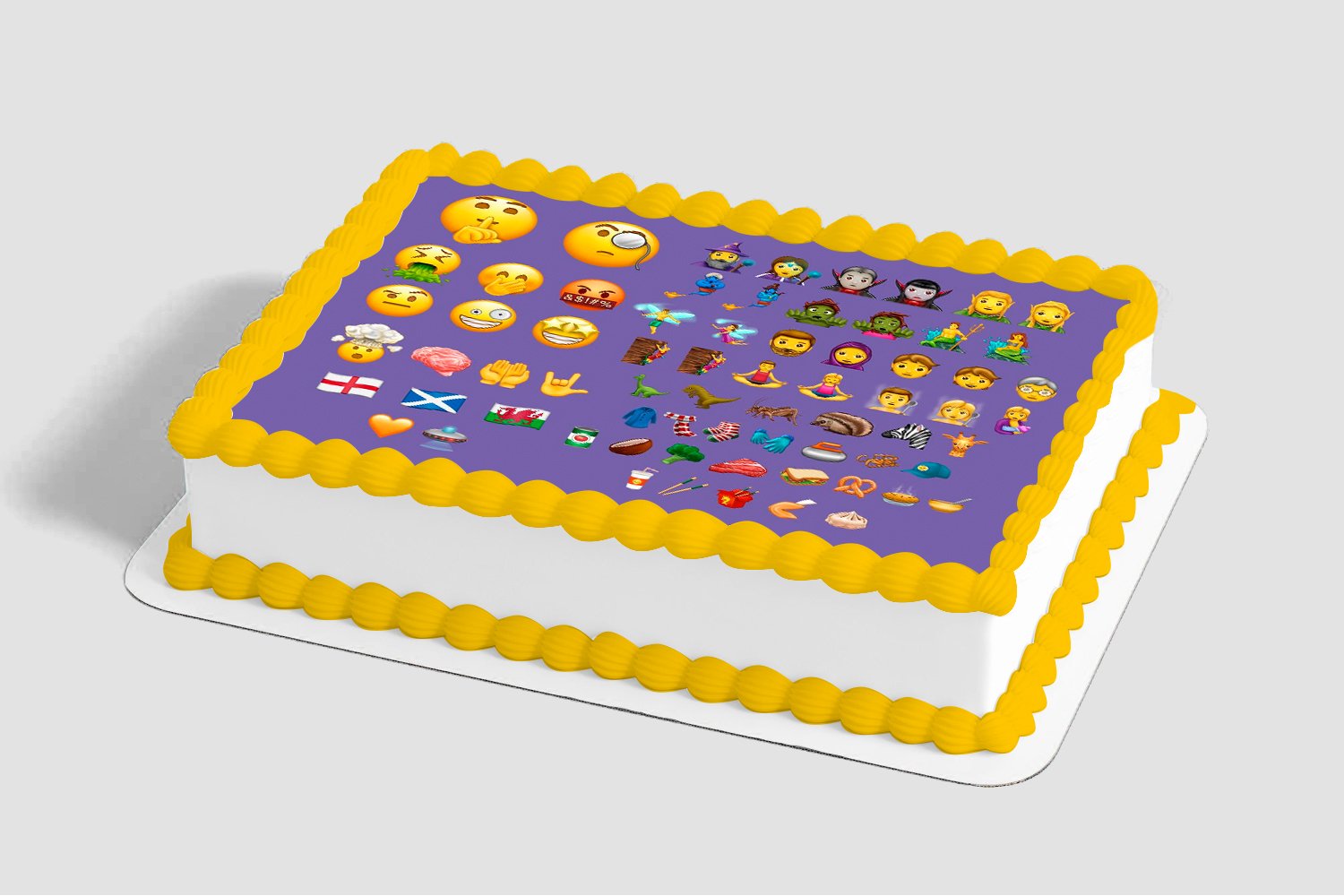 emoji™ Mashup Edible Image® by PhotoCake® Frame – Kern Bakery INC