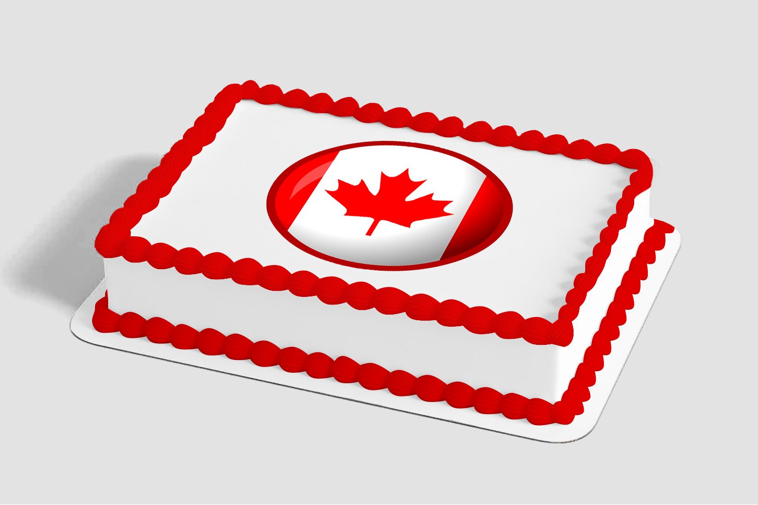 Canadian Maple Leaf Edible Image® by PhotoCake® – Kern Bakery INC